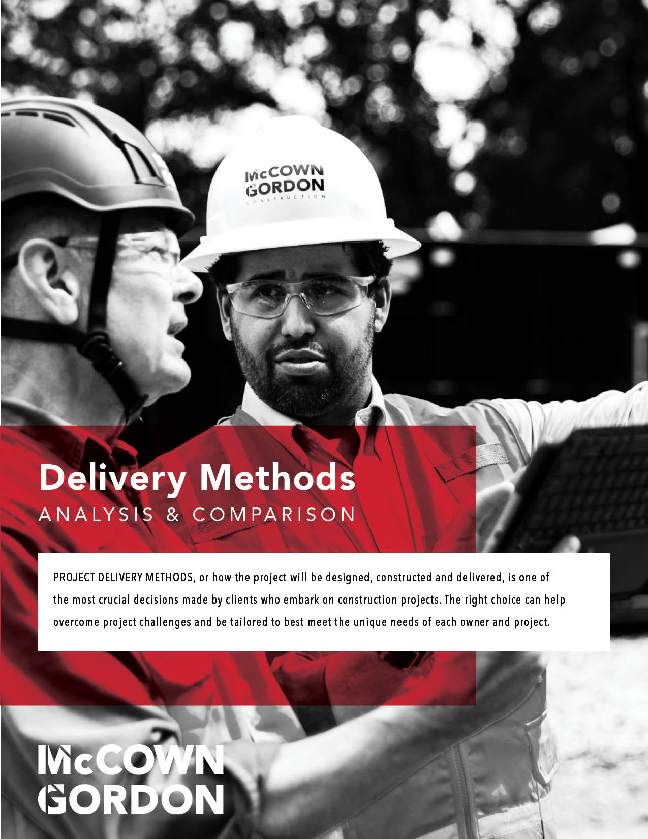 Take charge early with CMAR delivery method - McCownGordon Construction
